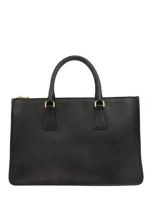 Prada 2010s Leather Tote Bag - Black