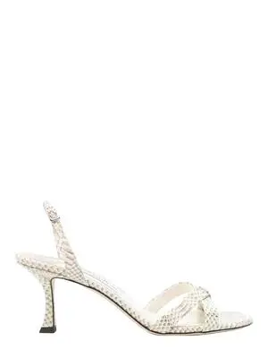 JIMMY CHOO 65mm Elsy Sandals - Neutrals