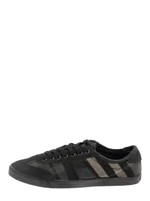 Burberry Checked Sneakers - Grey