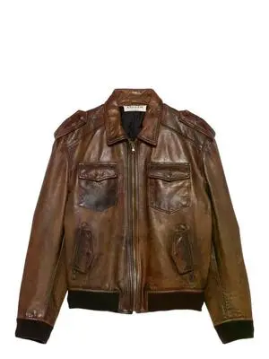 A.N.G.E.L.O. VINTAGE CULT 1990s Leather Jacket - Brown
