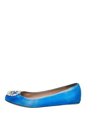Gucci Interlocking-g Ballet Flats - Blue