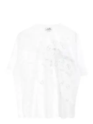 Hermès 2020 Fragments Equestres T-shirt - White