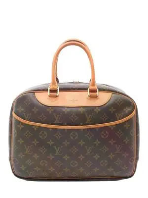 LOUIS VUITTON 1998 Deauville Bowling Handbag - Brown