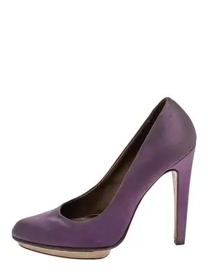 Marni 125mm Platform Pumps - Purple