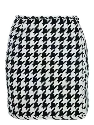 OFF-WHITE Houndstooth Wrap Skirt