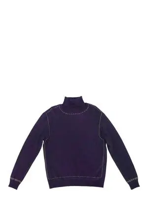 Versace 2000s Wool Jumper - Purple