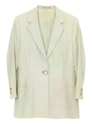 Giorgio Armani 1990s Wool Skirt Suit - Green