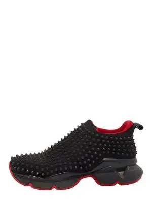 CHRISTIAN LOUBOUTIN Spike Sock Sneakers - Black