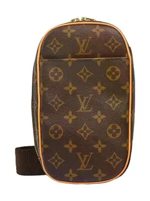 LOUIS VUITTON 2001 Pochette Gange Shoulder Bag - Brown