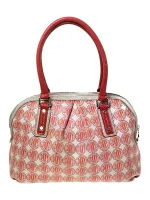 Dkny Vintage Dome Satchel - Red