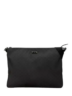 Gucci Gg Nylon Crossbody Bag - Black