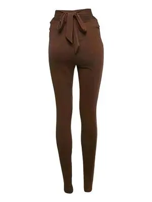 Lpa Cut-out Detail Trousers - Brown