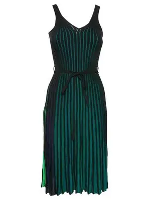 KENZO Ribbed Pleated Dress