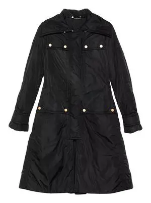 Gucci 2000s A-line Coat - Black
