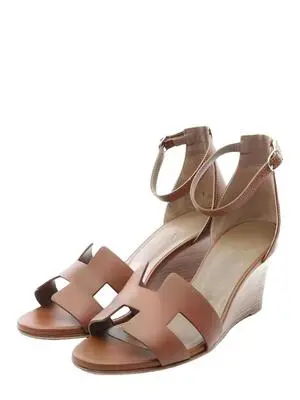 HERMÈS 2010 Legend Wedge Sandals