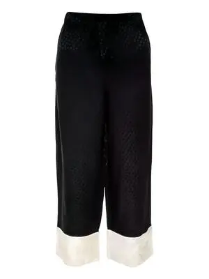 Alexander McQueen Jacquard Trousers - Black