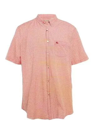Burberry Gingham-check Cotton Shirt - Red