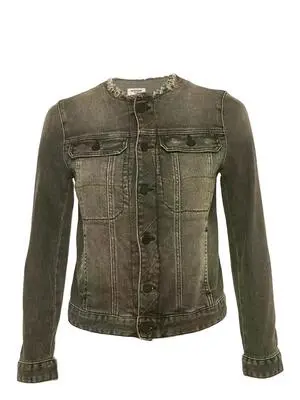 ZADIG&VOLTAIRE Frayed-Collar Denim Jacket