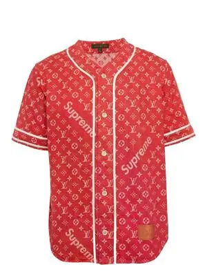 LOUIS VUITTON X Supreme Monogram Shirt - Red