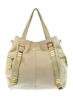 Michael Kors Leather Tote Bag - Neutrals