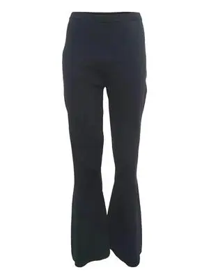 DION LEE Flared Leg Trousers - Black