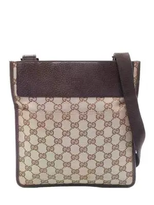 Gucci 2000s Gg Canvas Shoulder Bag - Neutrals