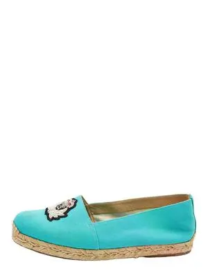 CHRISTIAN LOUBOUTIN Leather Espadrilles - Blue