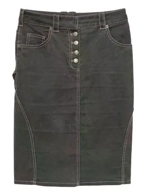 DIOR Christian Dior 2003 Denim Skirt