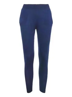 Stella McCartney Tapered Wool Trousers - Blue