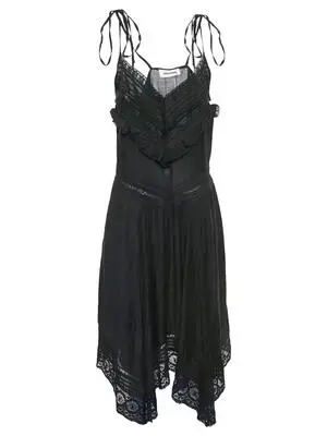 Zadig&Voltaire Lace-trim Asymmetric Dress - Black