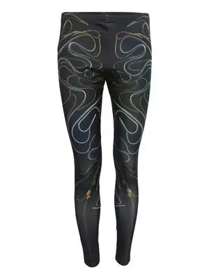 Alexander McQueen Zip-pattern Leggings - Black