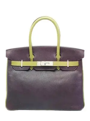 Hermès 2009 Birkin 30 Tote Bag Purple