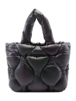 Miu Miu Nylon Padded Quilted Tote Bag - Black