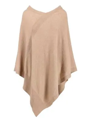 Vintage Wool Poncho - Neutrals