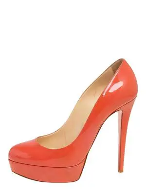 CHRISTIAN LOUBOUTIN 130mm Platform Pumps - Orange