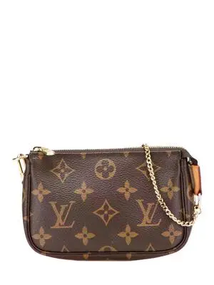 LOUIS VUITTON 2022 Monogram Mini Pochette Accessoires - Brown