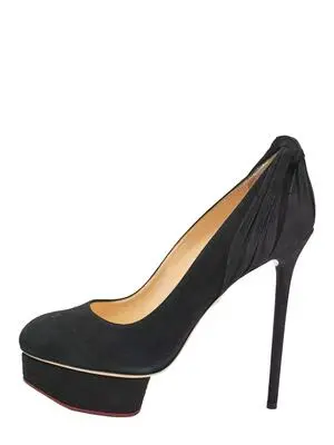 CHARLOTTE OLYMPIA 150mm Dolly Platform Pumps - Black