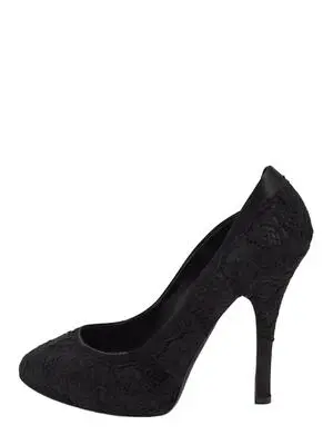 Dolce & Gabbana 110mm Lace Pumps - Black