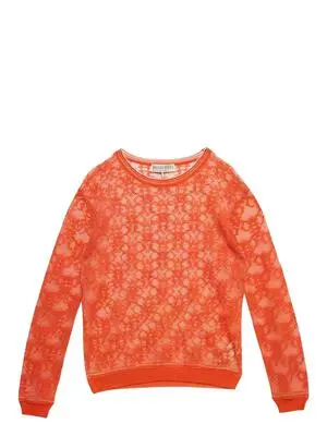 Emilio Pucci Lace-pattern Top - Orange