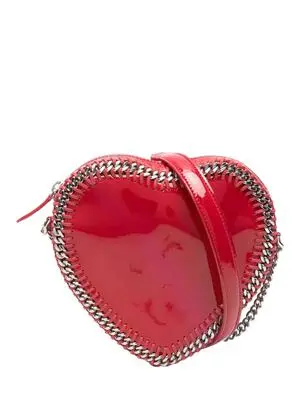 Stella McCartney Falabella Heart-shaped Crossbody Bag - Red