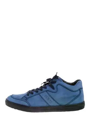 TOD'S Vintage Suede Sneakers - Blue