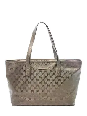 Gucci 2000s Gg Imprime Tote Bag - Brown