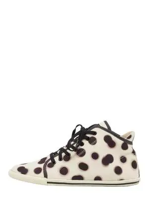 Marc Jacobs Polka-dot High-top Sneakers - Black/cream