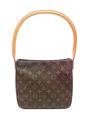 LOUIS VUITTON Looping Mm Monogram Shoulder Bag - Brown