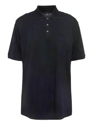 BOSS Pre-owned Logo-embroidered Polo Shirt - Black