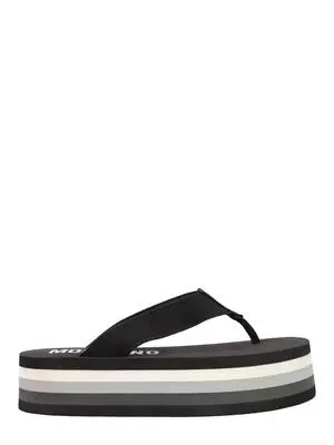 Moschino Platform Flip-flops - Black