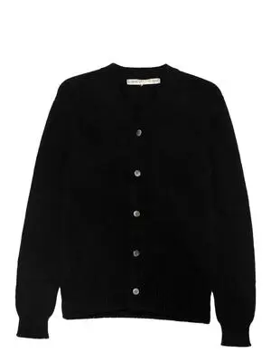 Comme Des Garçons 2000s Wool Cardigan - Black