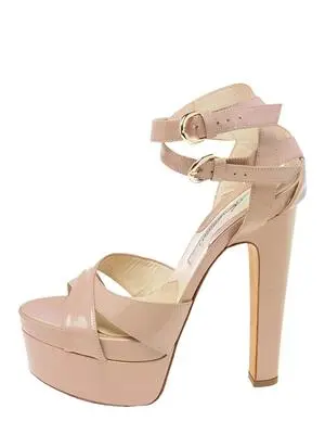 Brian Atwood 150mm Platform Sandals - Neutrals