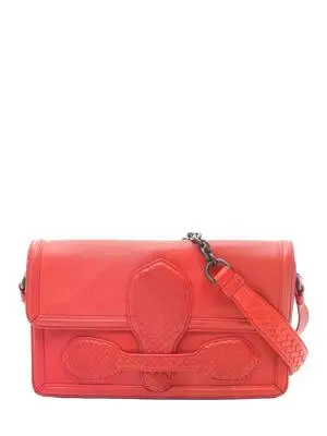 Bottega Veneta 2000s Rialto Crossbody Bag - Red