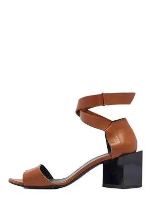 Pierre Hardy 65mm Block-heel Sandals - Brown